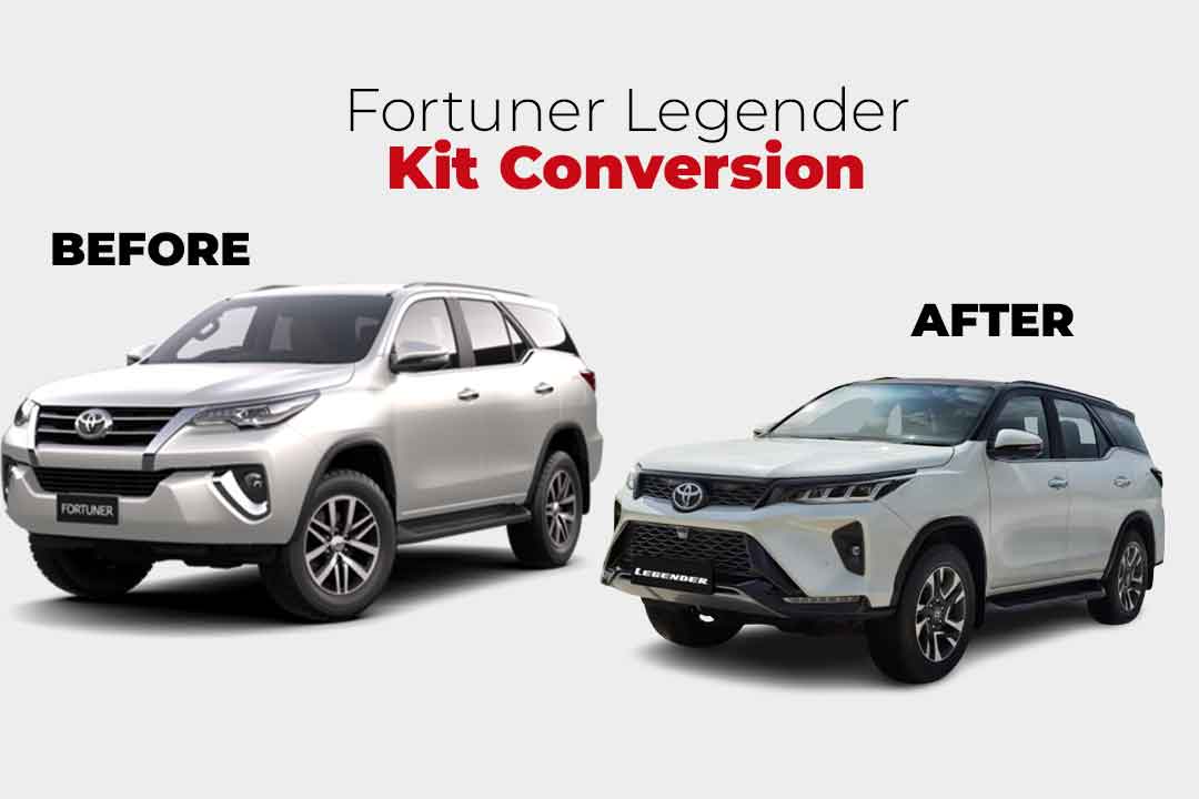 Toyota Fortuner to Fortuner Legender Kit Price in India – Car Shala