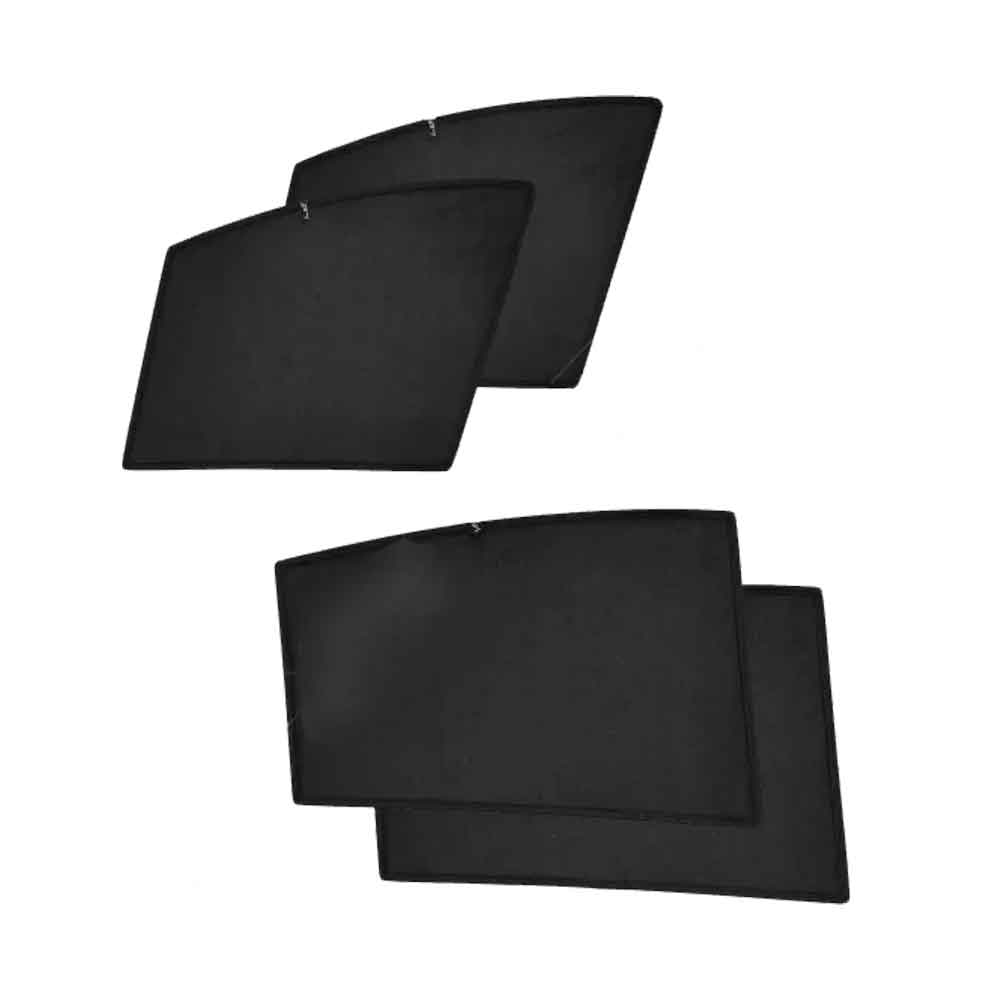 Car Window Fixed Sun Shades Custom Fit 4 Pcs. 7 Seater – Car Shala