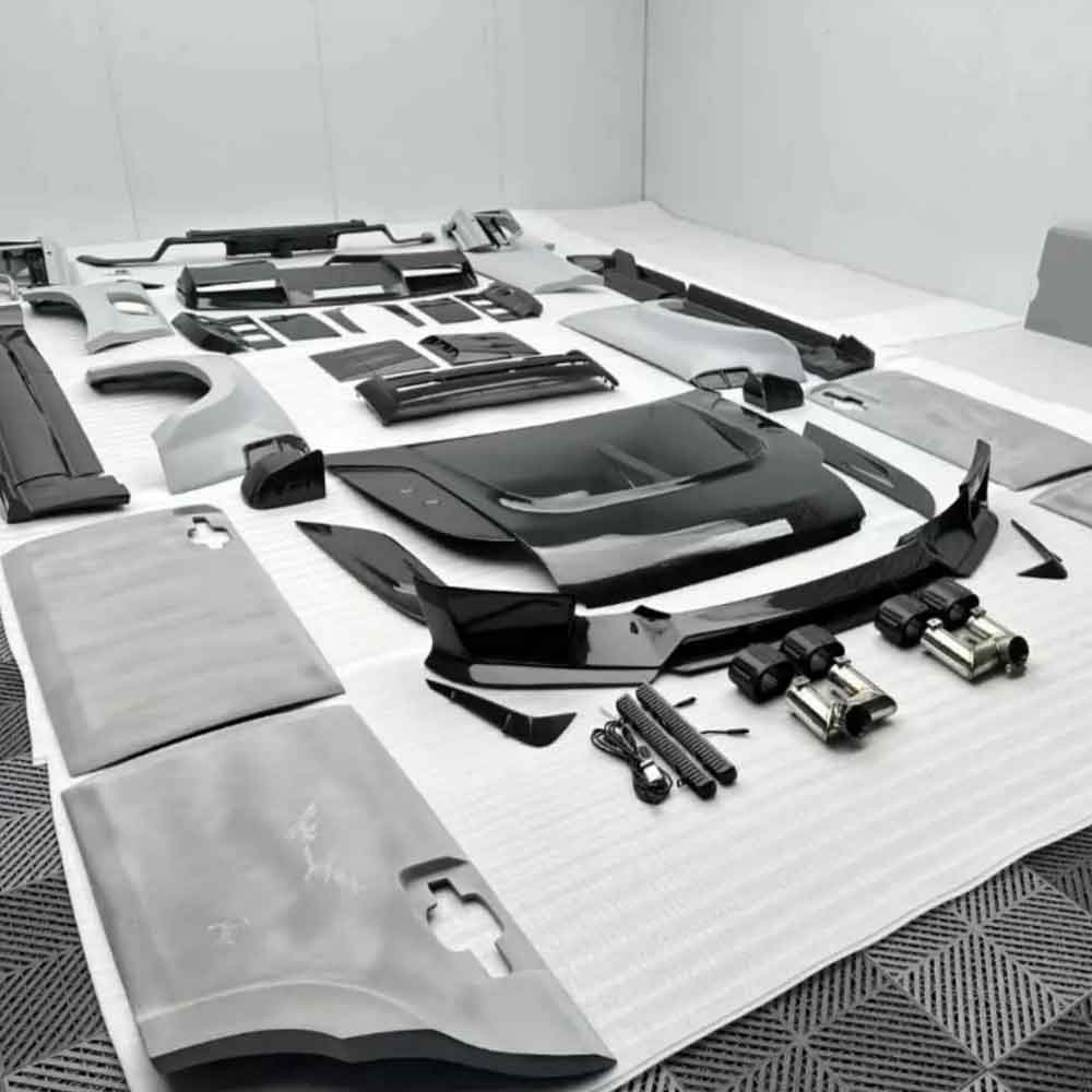 Defender Mansory Facelift Body kit Original Dry Carbon Material – Car Shala