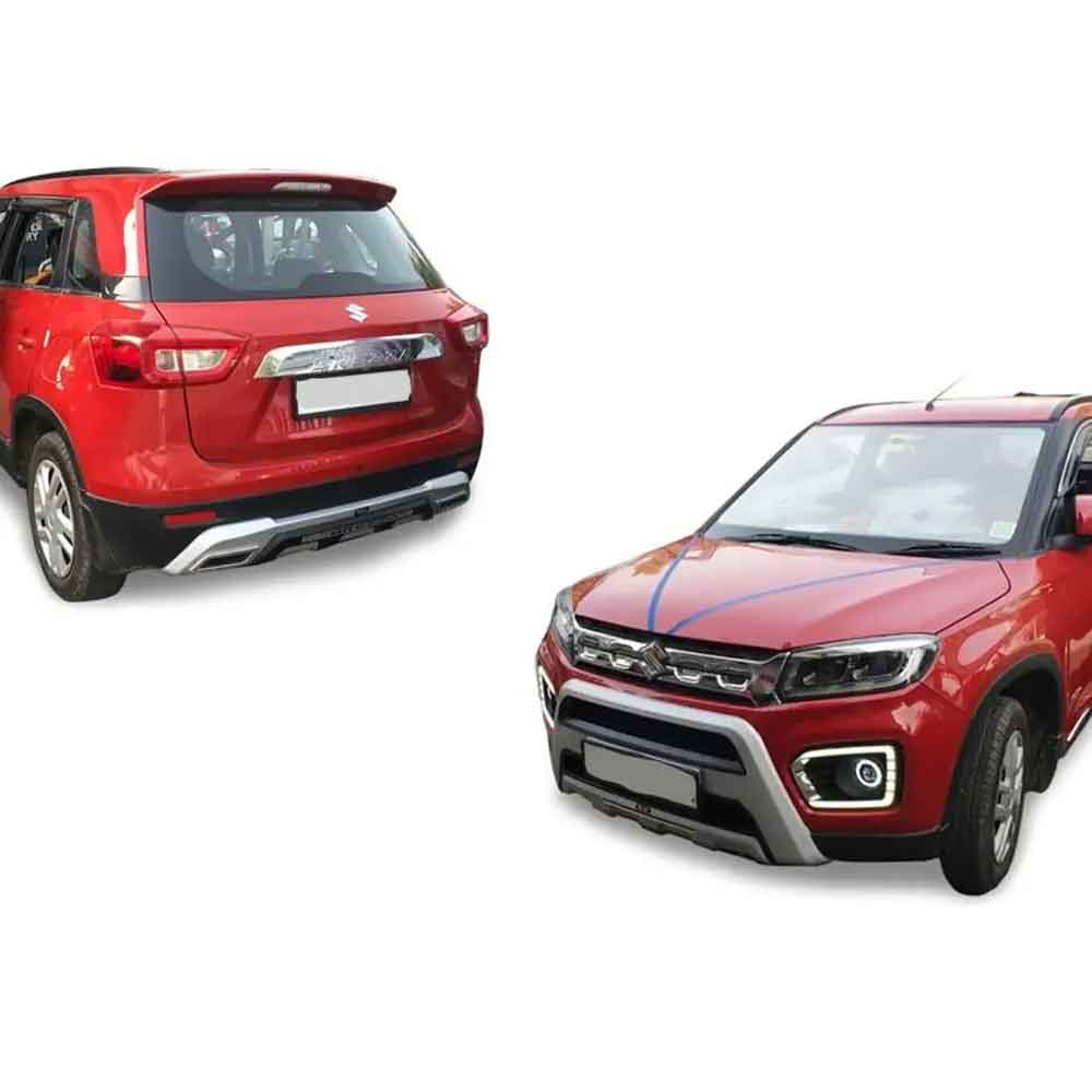 Front and Rear Bumper Diffuser for Maruti Suzuki Vitara Brezza 2020 ...