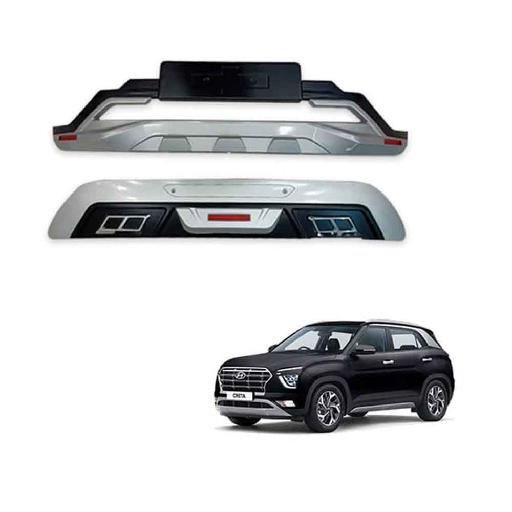 Hyundai Creta 2020 - Front and Rear Bumper Protection – Car Shala