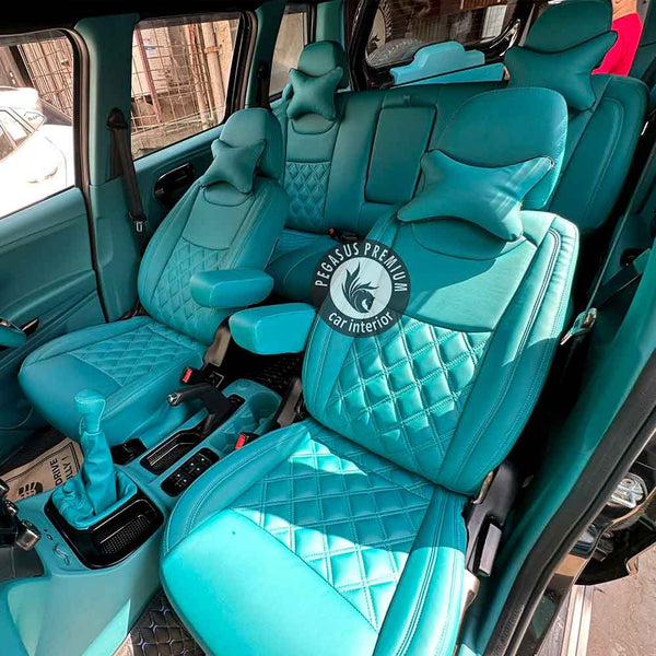 Mahindra Bolero Neo Interior Modification in Blue - Pegasus Premium ...