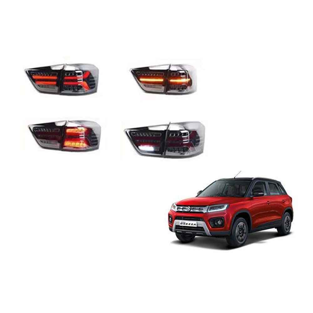 Maruti Suzuki Vitara Brezza LED TailLights (Custom Tail Lights) – Car Shala