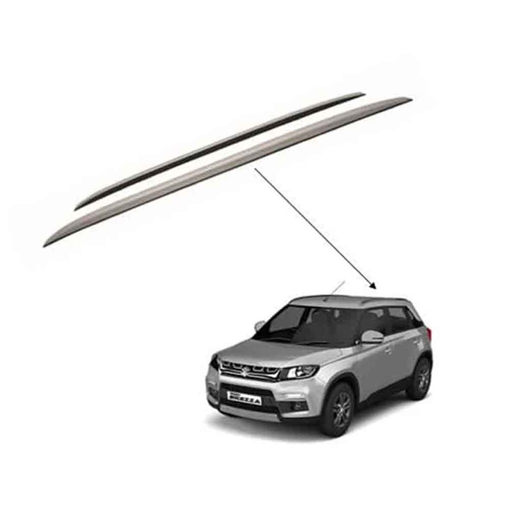 Maruti Suzuki Vitara Brezza Roof Rails with Silver – Car Shala