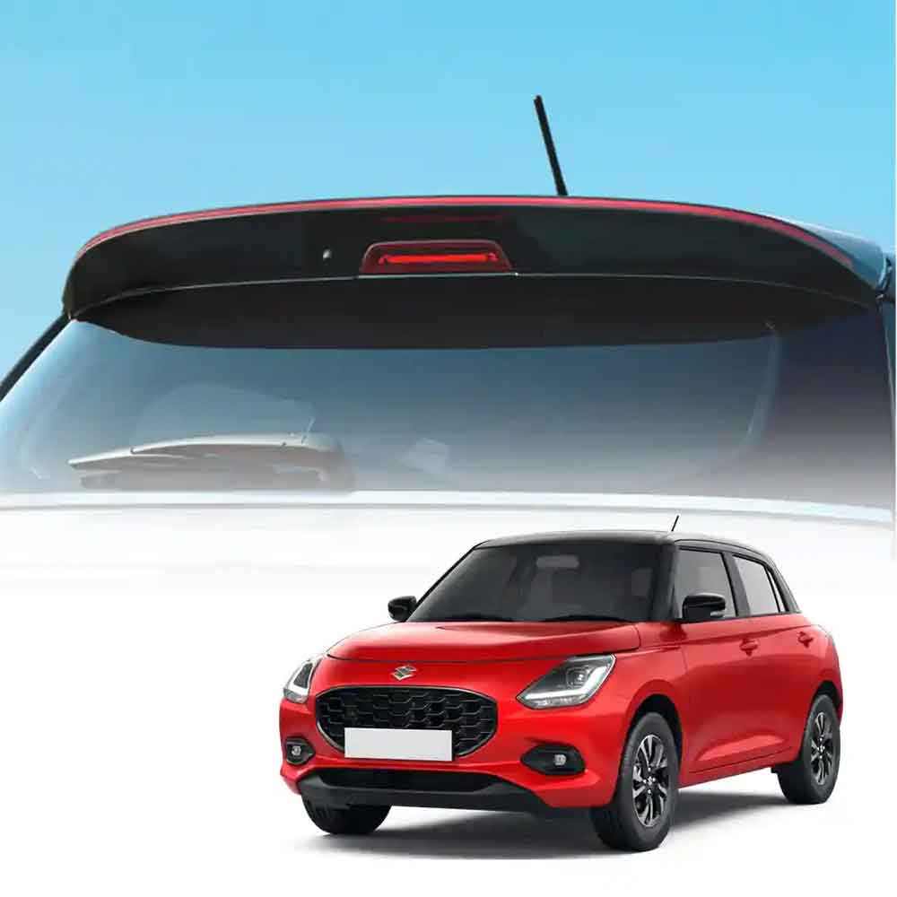 New Swift 2024 Rear Roof Spoiler – Car Shala