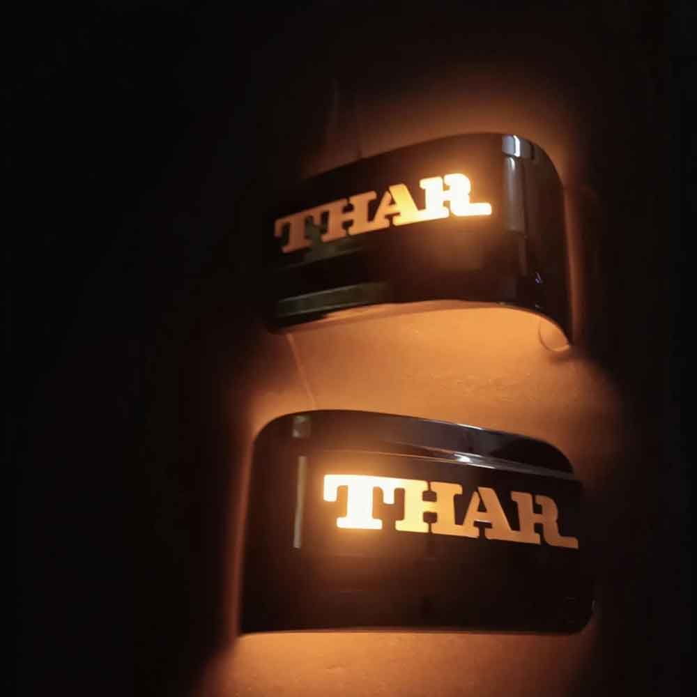 Side Mirror LED Indicator Lights for Mahindra Thar 2020 Onwards - Chro ...