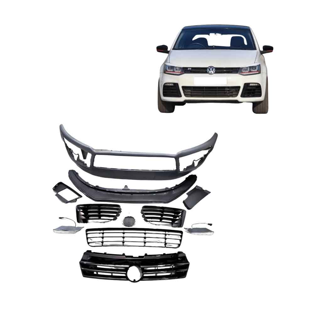 Volkswagen Polo R Line Body Kit (Front Only with DRL) – Car Shala